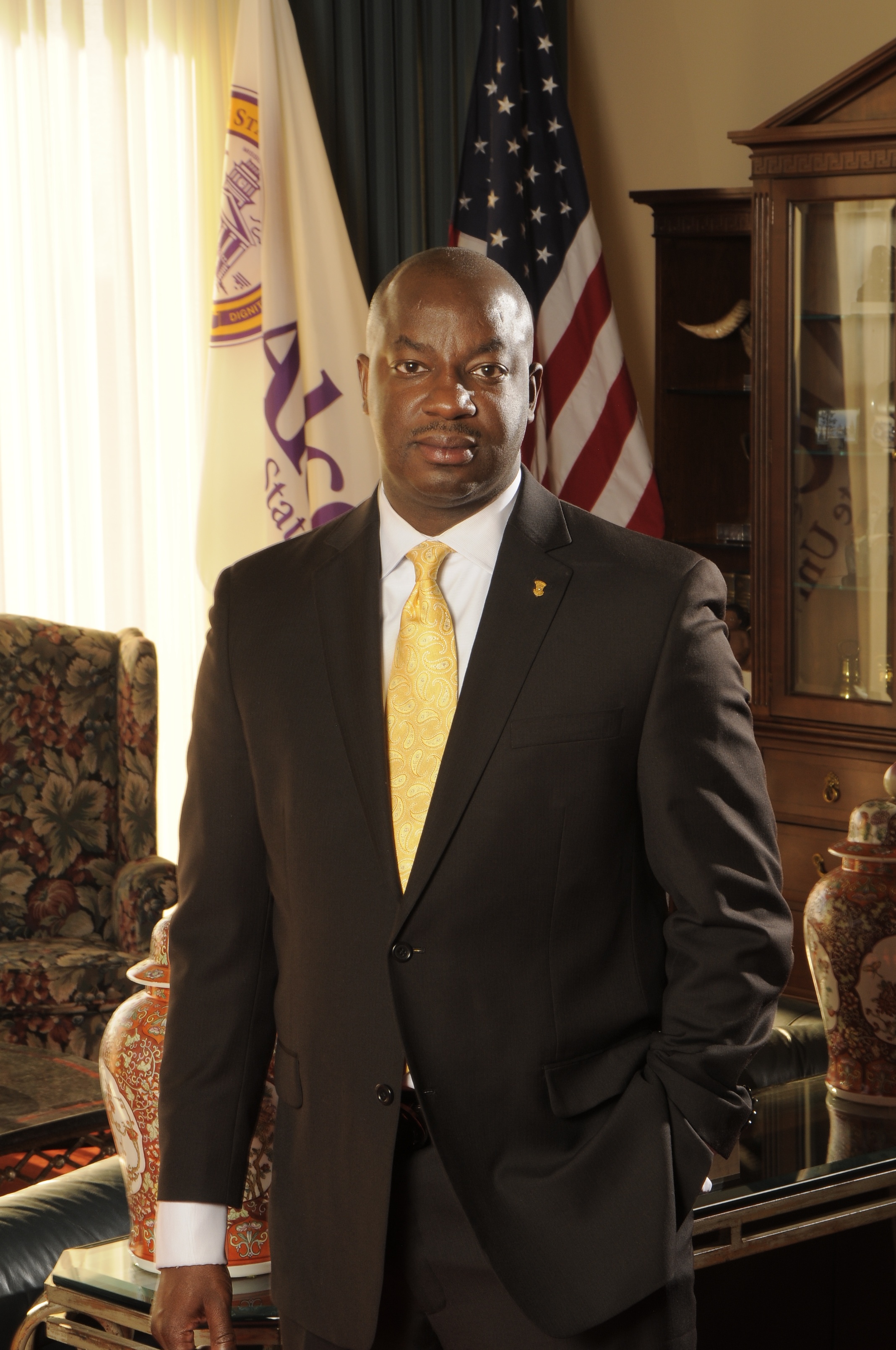 Alcorn President Christopher Brown II attends White House Community ...