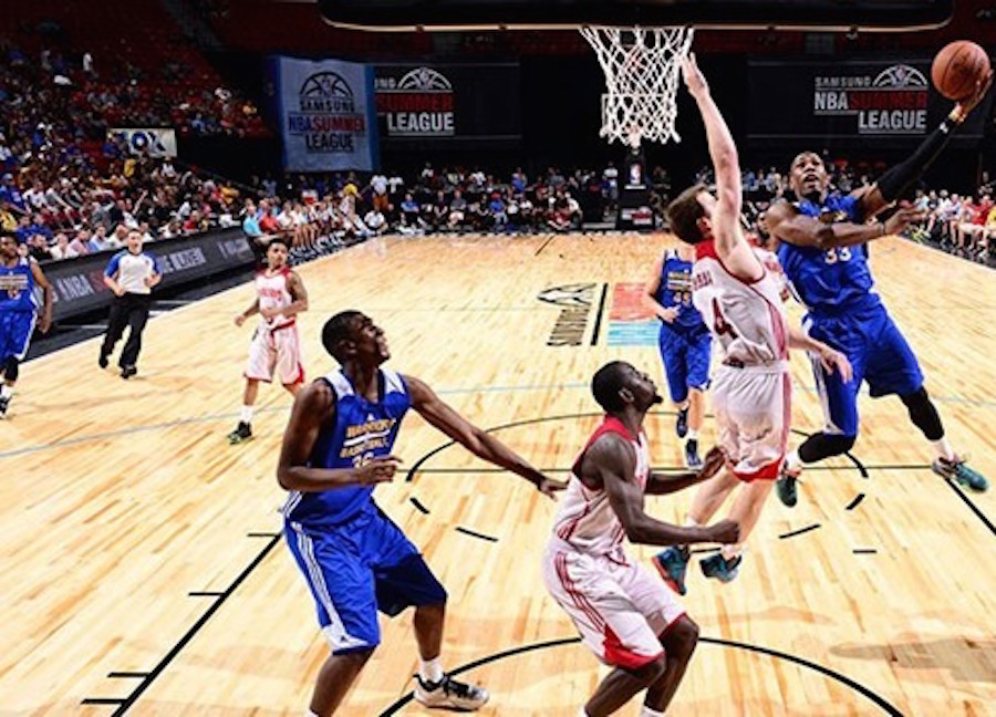 Former NCCU Forward, Dominique Sutton Leads Warriors in NBA Summer ...