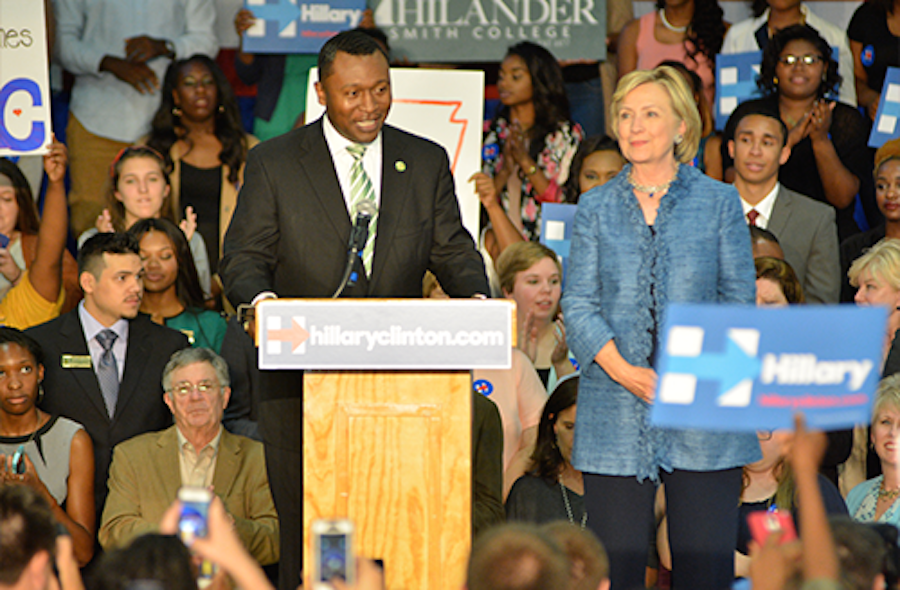 Philander Smith Hosts Hillary Clinton’s Grassroots Meeting - HBCU Buzz