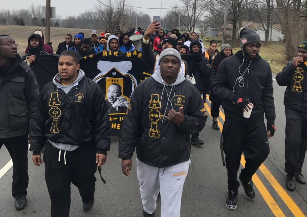 Central State Fraternity Holds March To Honor Legacy Of MLK - HBCU Buzz
