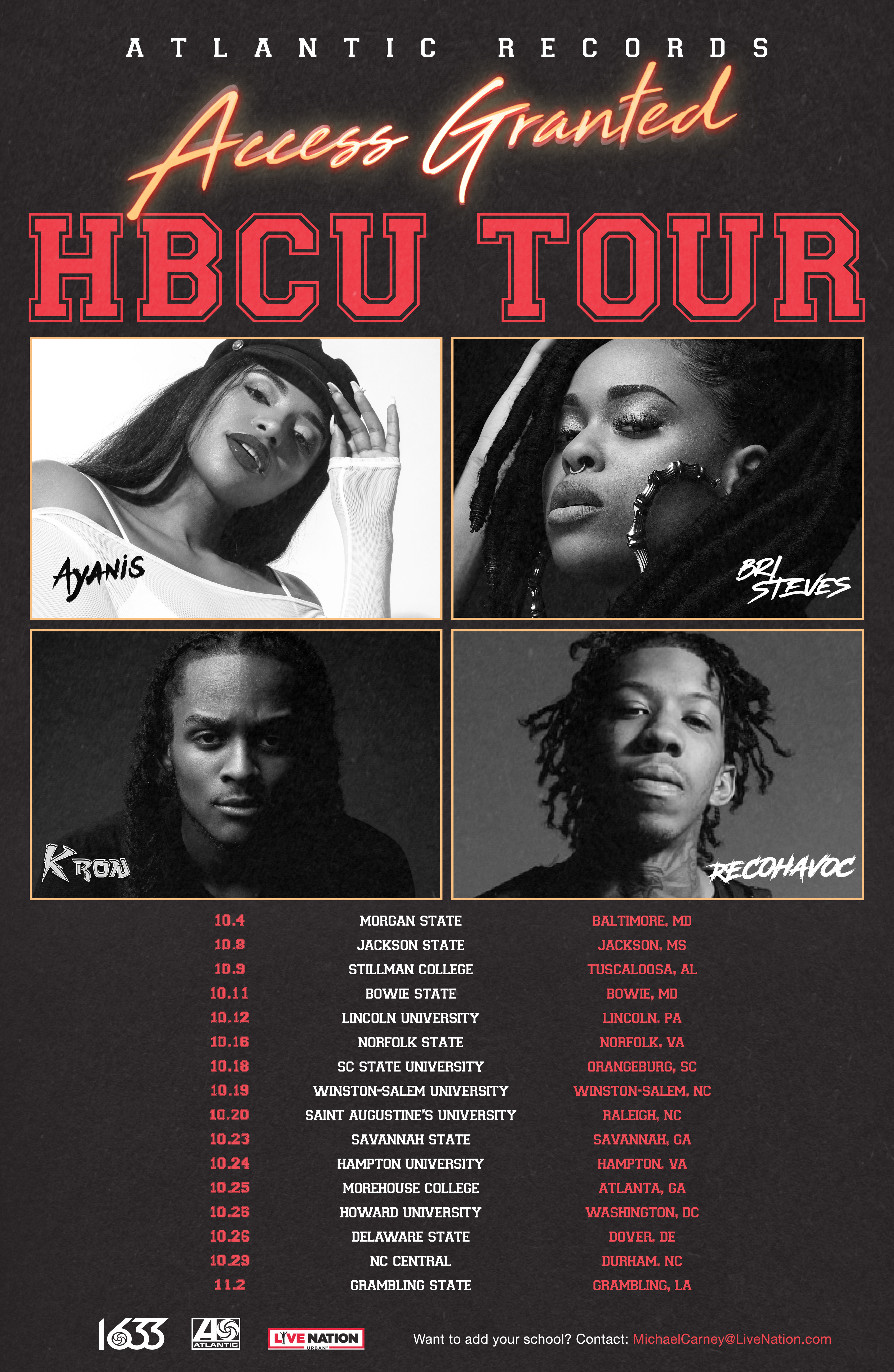 Atlantic Records and Live Nation Urban proudly present the first-ever ...