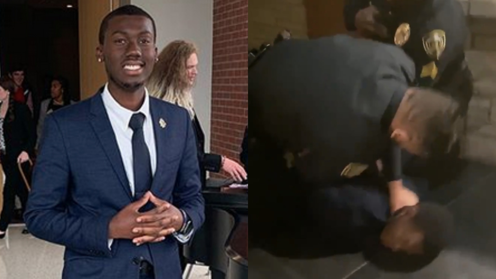 Two Campus Police Officers Placed On Leave Following Forceful Arrest Of ...