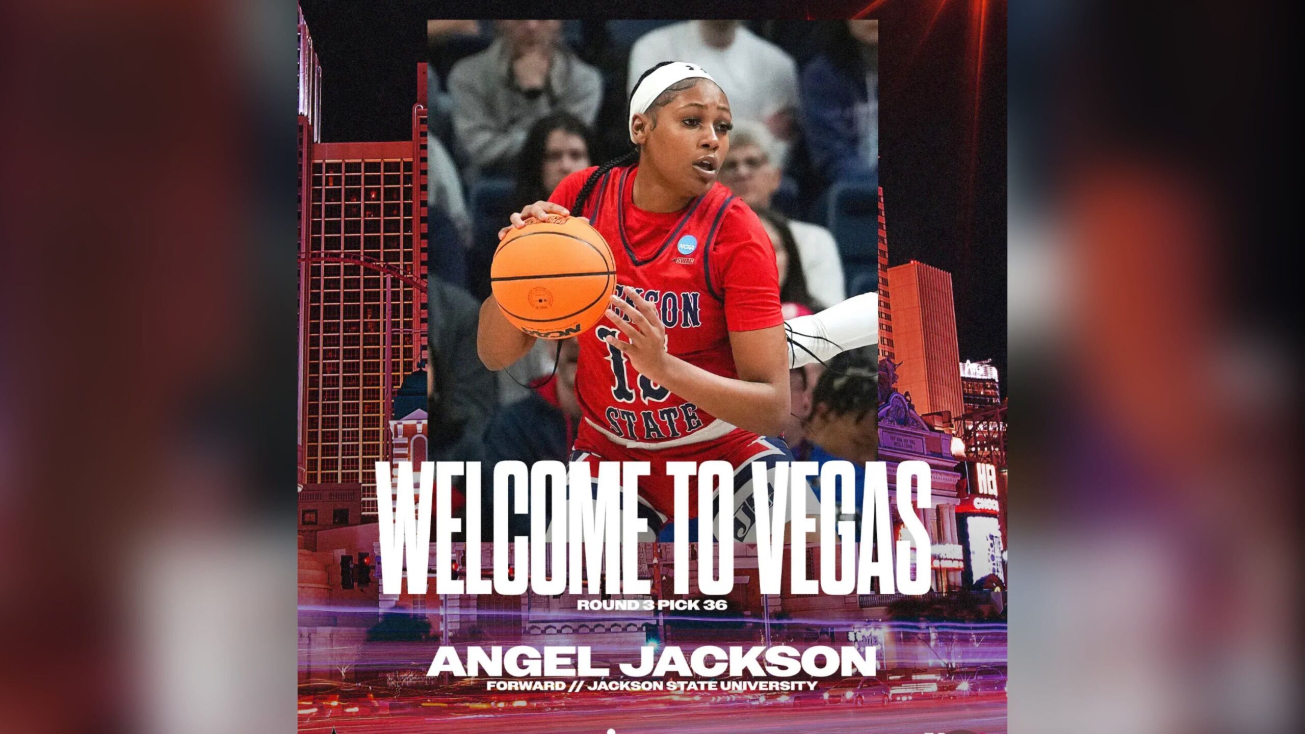 Angel Jackson From Jackson State University Is Heading To Las Vegas ...