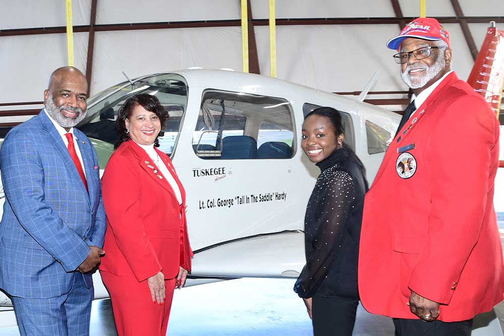 HBCU Names Plane After Tuskegee Airman Lt. Col. George Hardy - HBCU Buzz