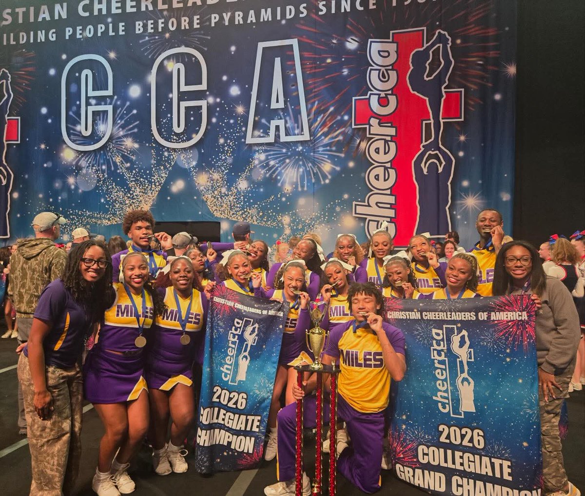 Miles College CCA Cheer National Championship Marks Historic Win for ...